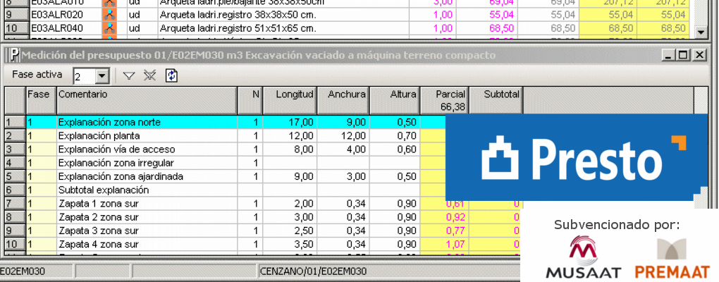 Presto. Mediciones, presupuestos, certificaciones y conexión BIM. 5ª ...